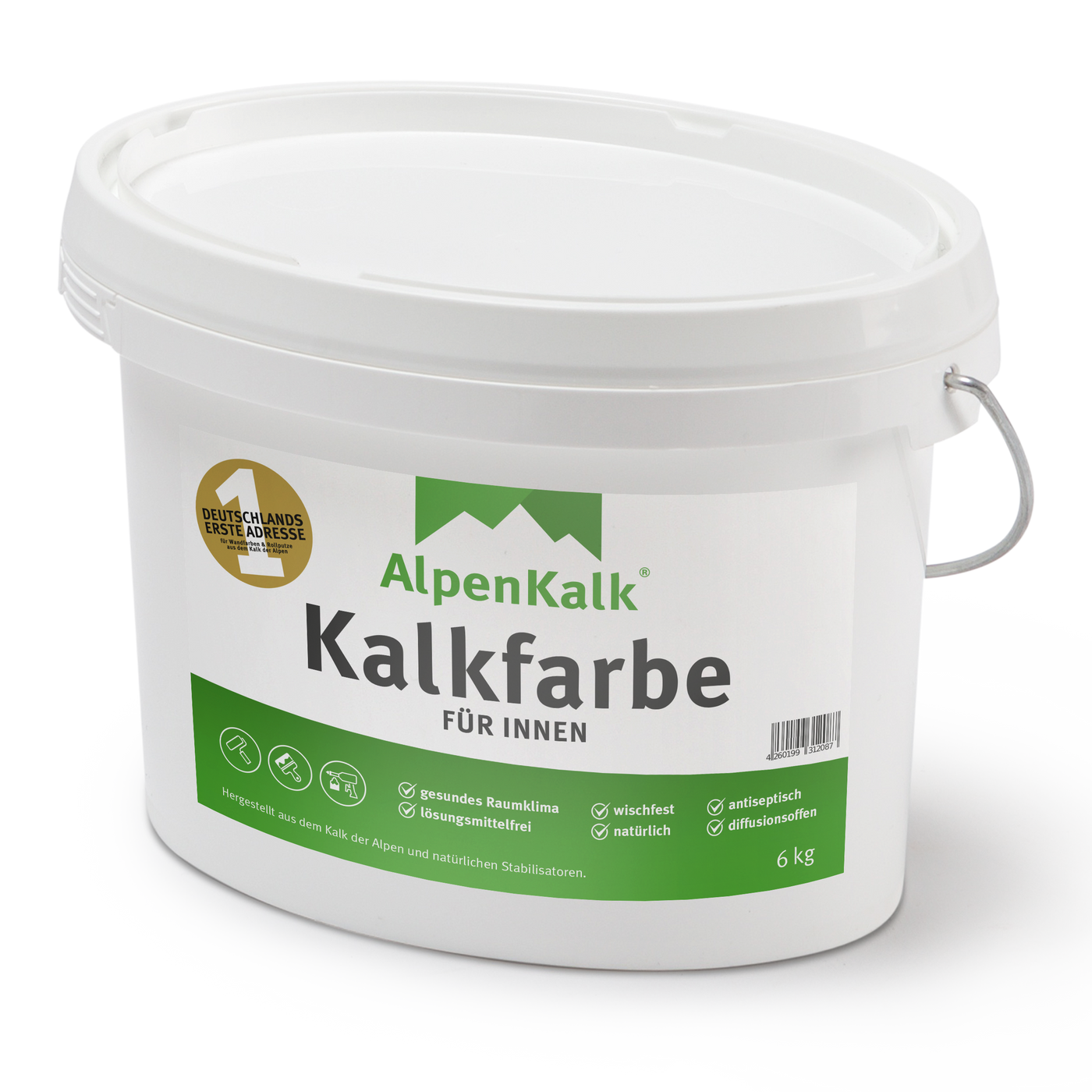 Kalkfarbe INNEN 6 kg Lavendel-Lila (30 m²) — AlpenKalk GmbH